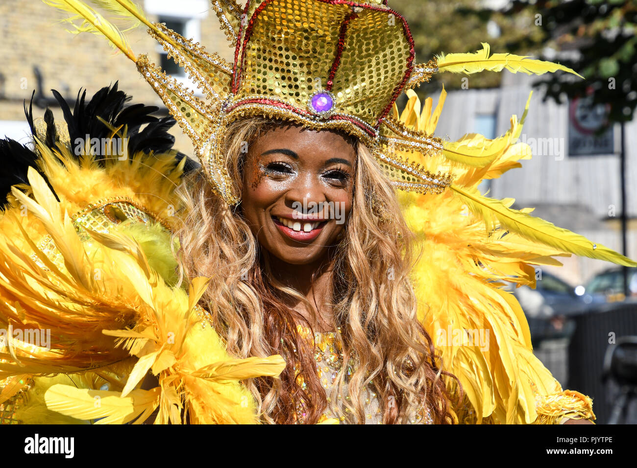 Hackney carnival colors hi-res stock photography and images - Alamy
