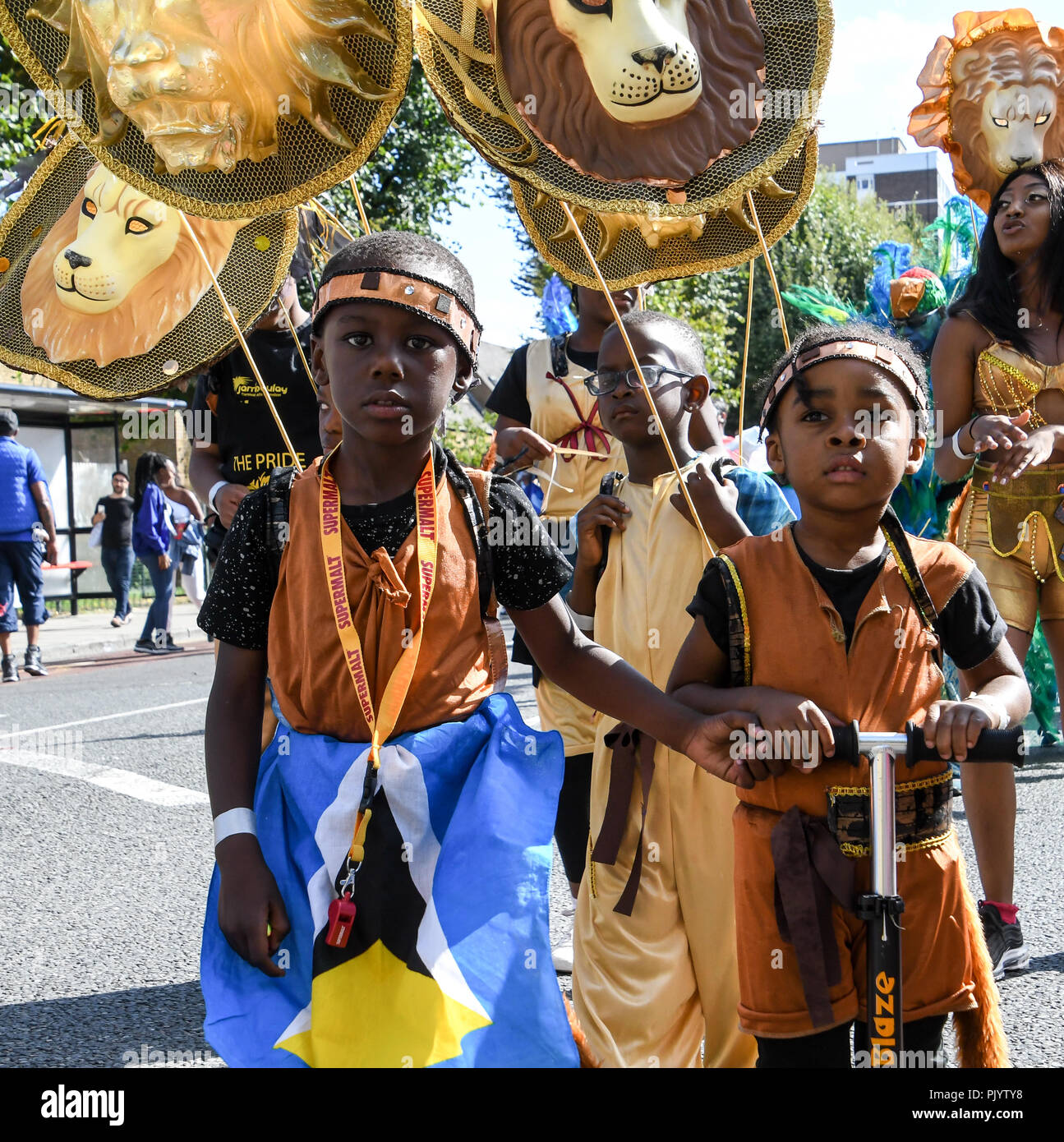 Hackney carnival colors hi-res stock photography and images - Alamy