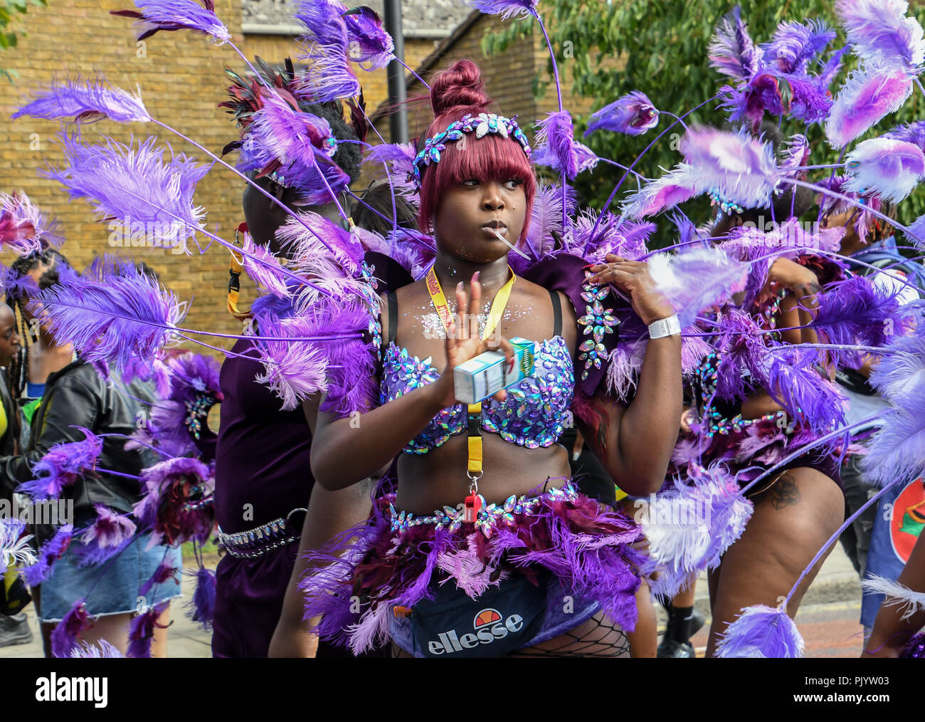 Hackney carnival colors hi-res stock photography and images - Alamy