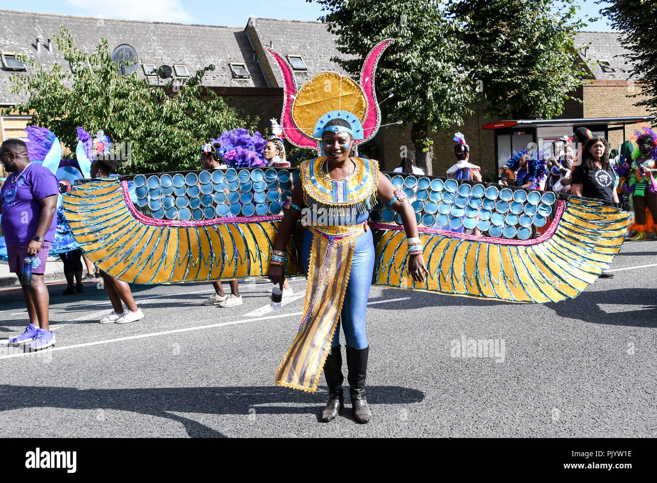 Hackney carnival colors hi-res stock photography and images - Alamy