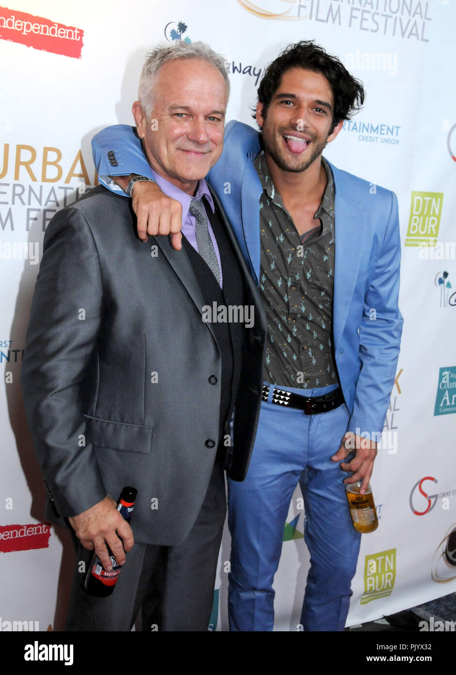 Burbank, USA. 9th Sept 2018. (L-R) Actor/writer John Posey and son ...