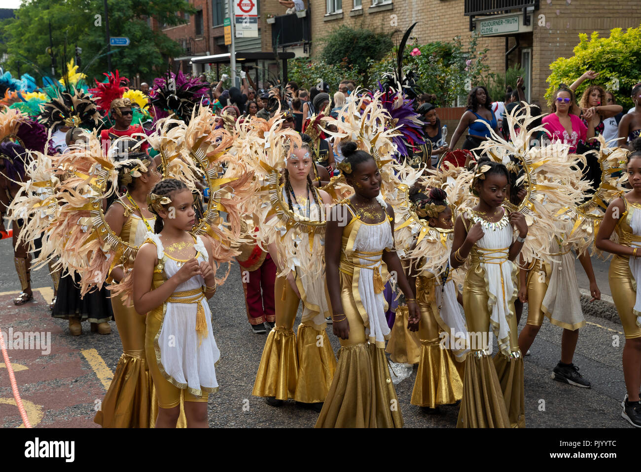 London, UK. 9th September 2018. The Hackney Carnival. The streets were ...