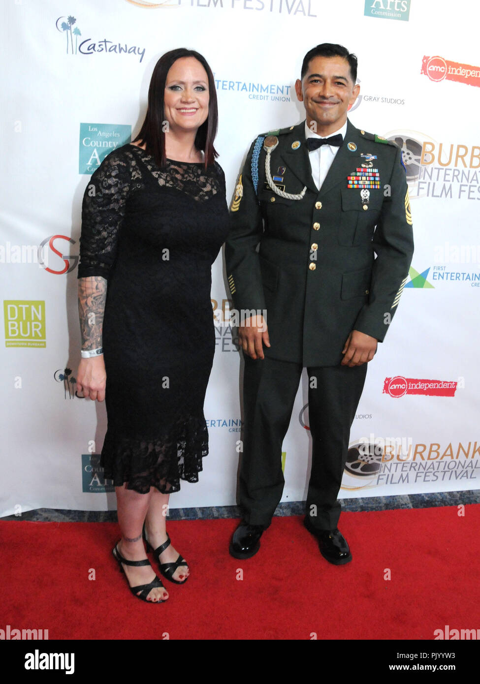 Burbank, USA. 9th Sept 2018. Shannon Teague and Roberto Gonzalez attend ...