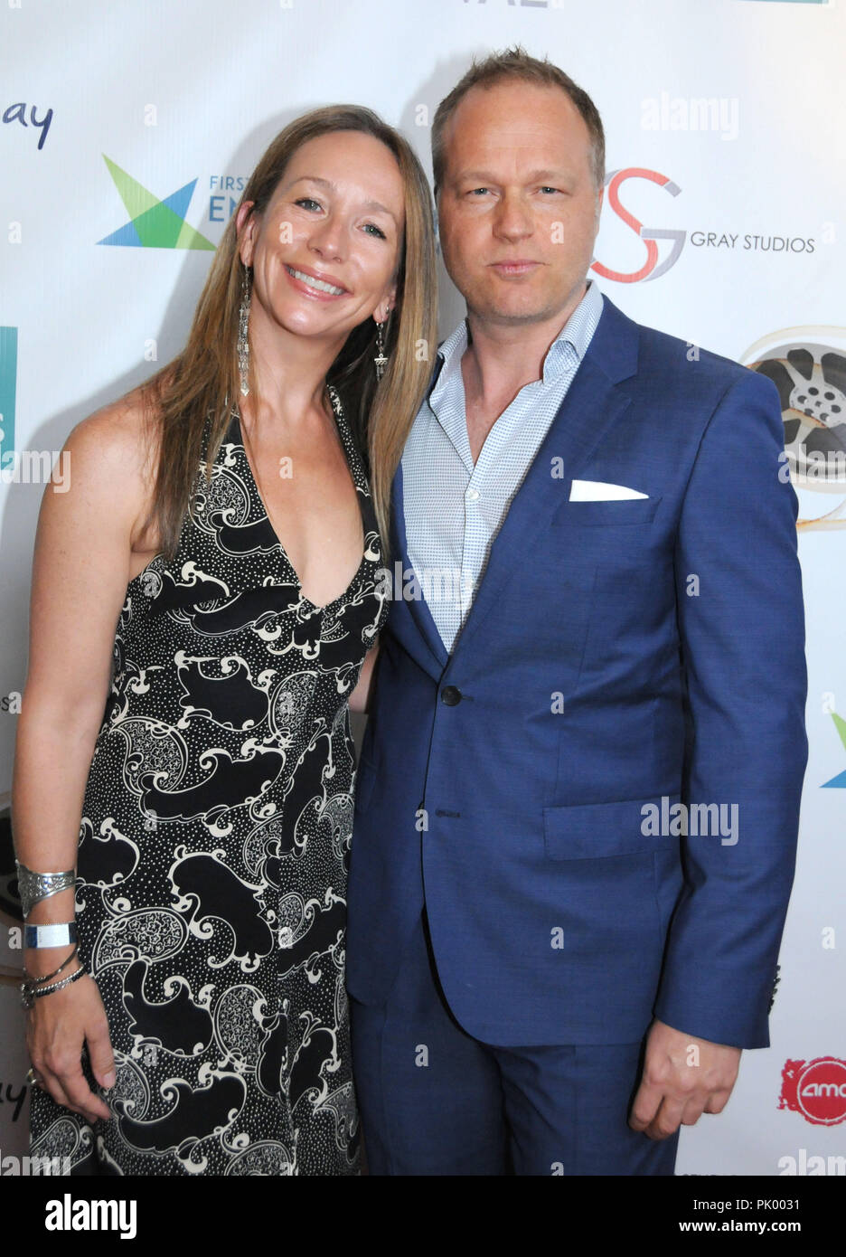 Burbank, USA. 9th Sept 2018. (L-R) Actress Taylor Lawrence and composer ...