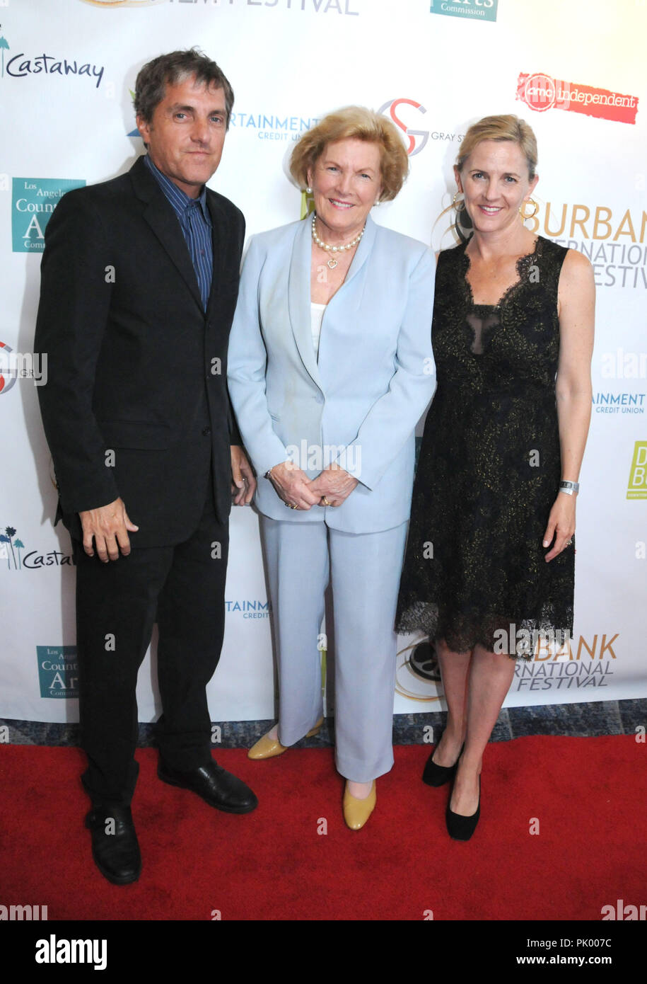 Burbank, USA. 9th Sept 2018. (L-R) Actor Scott Marshall, Barbara ...