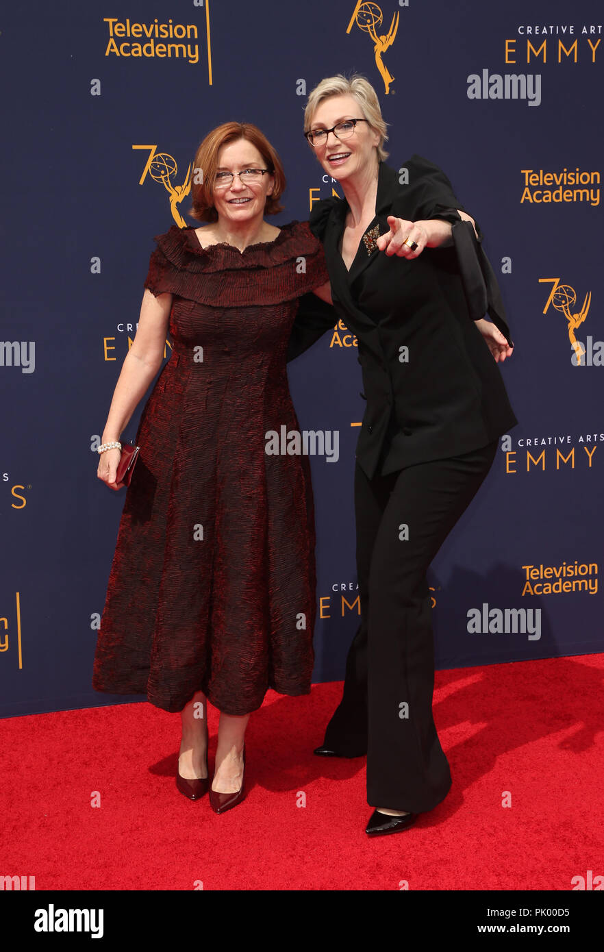 Los Angeles, Ca, USA. 9th Sep, 2018. Jane Lynch, Jennifer Cheney, at ...
