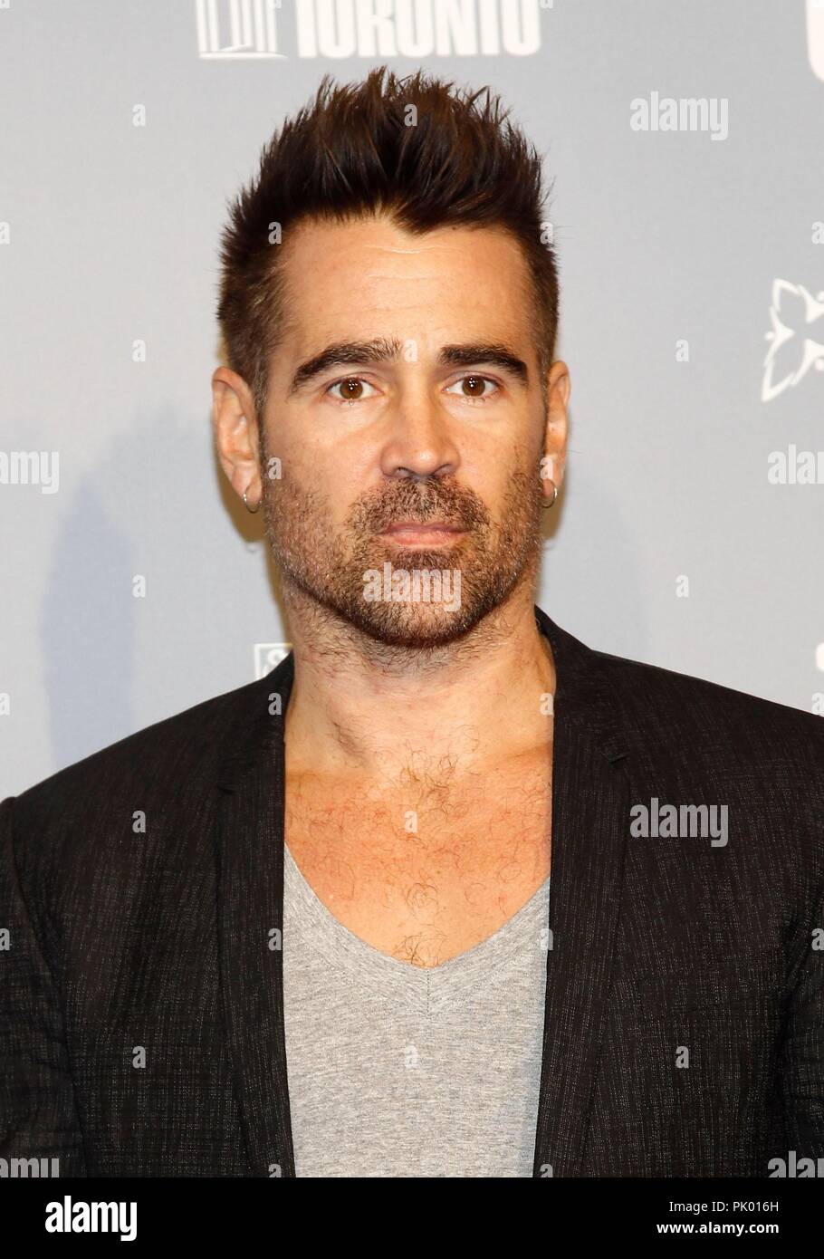 Toronto, Canada. 9th Sep, 2018. Colin Farrell at the press conference ...