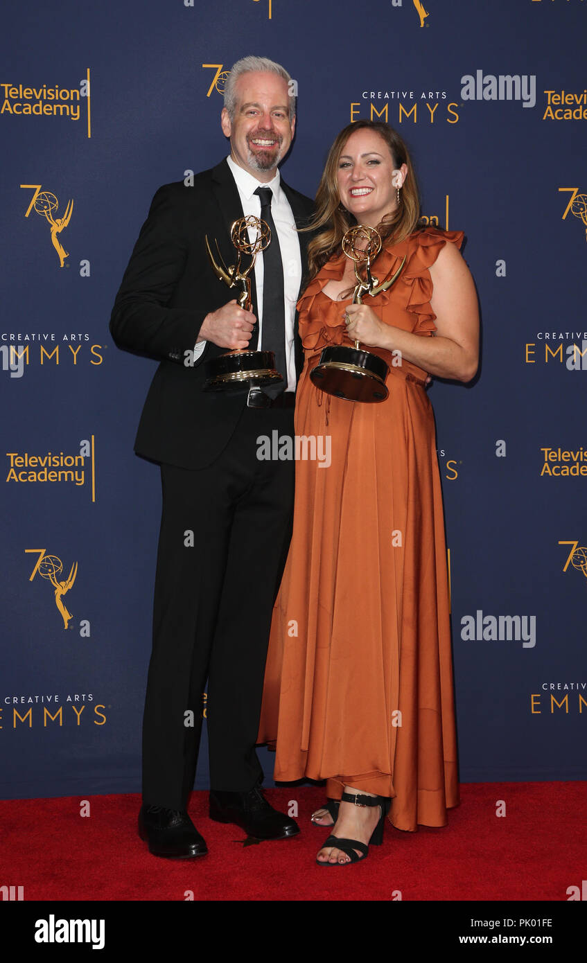 Los Angeles, Ca, USA. 9th Sep, 2018. Aaron Bleyaert, Ruthie Wyatt, at ...