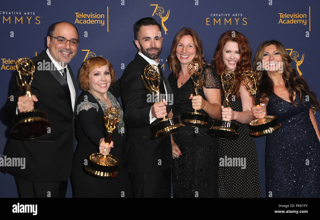 Los Angeles, Ca, USA. 9th Sep, 2018. Louie Zakarian, left, Amy ...