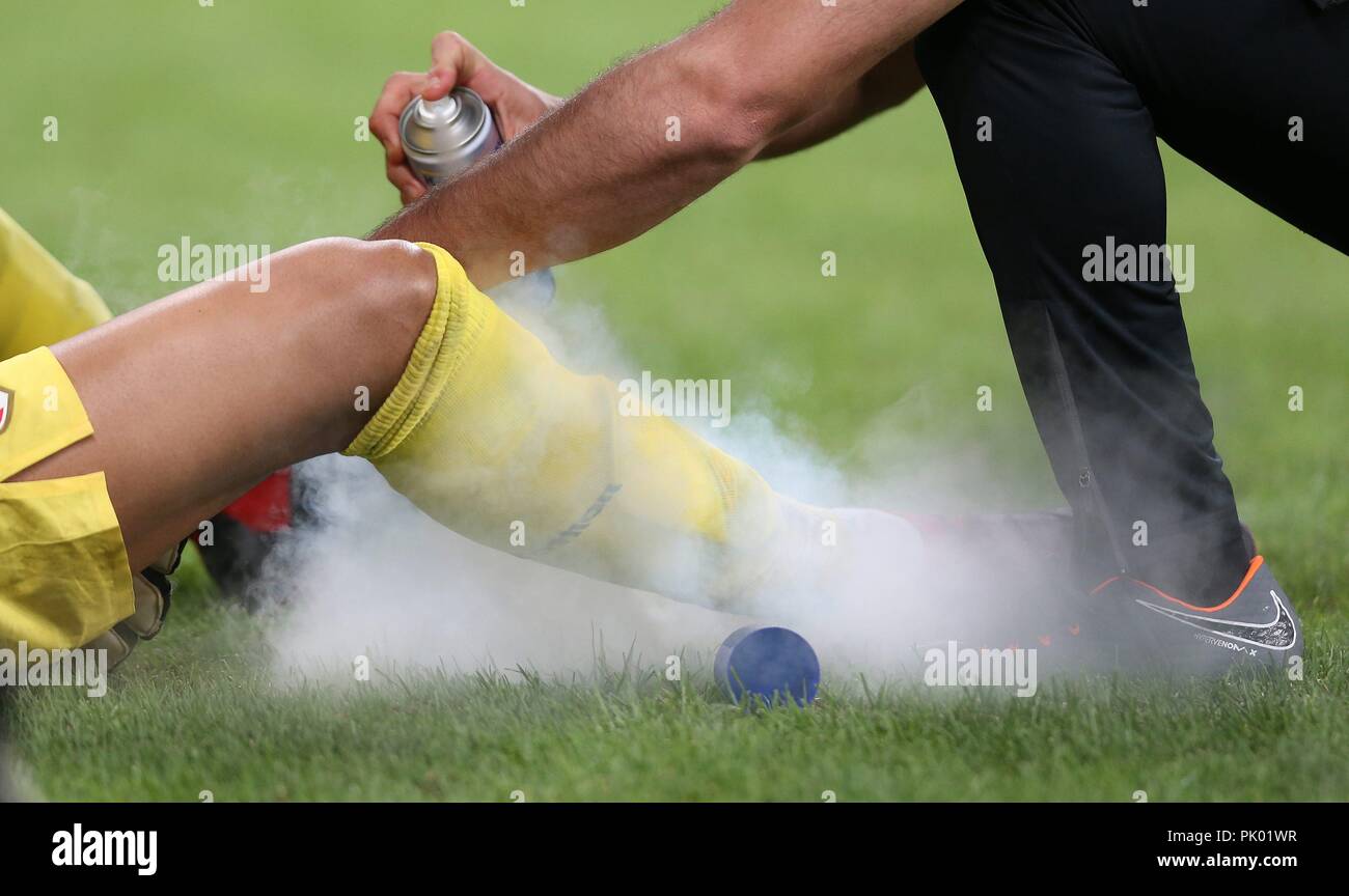 Sinsheim, Deutschland. 09th Sep, 2018. firo: 09.09.2018 Football ...