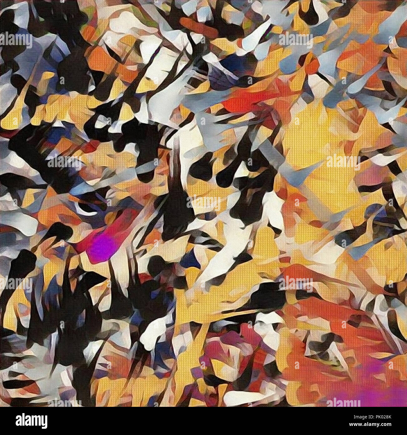 Abstract painting. Brush strokes Stock Photo - Alamy