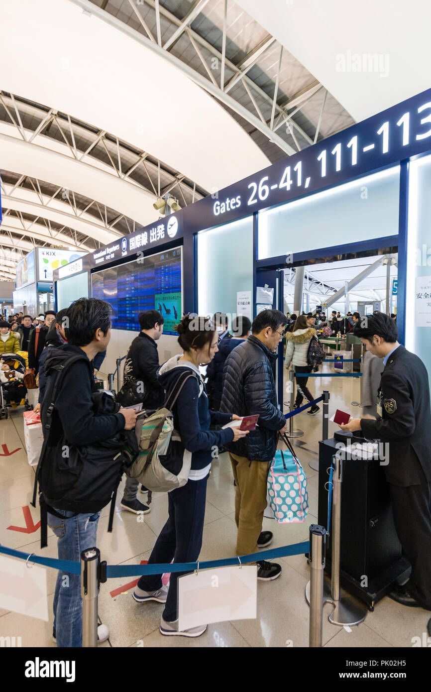 Osaka. Kansai International Airport. KIX, Interior terminal 1, fourth ... Osaka. Kansai International Airport. KIX, Interior terminal 1, fourth ...