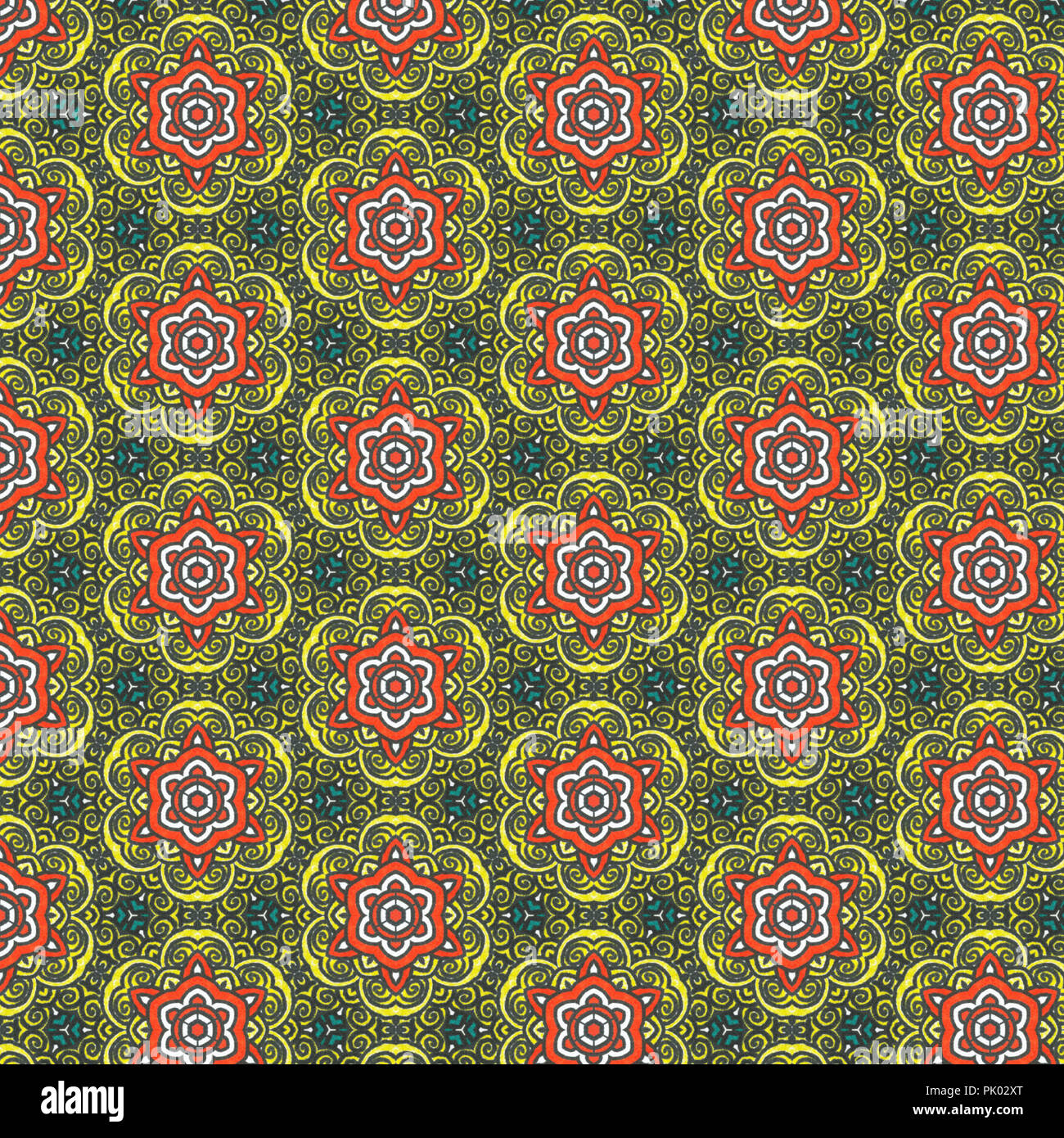 a geometric cgi pattern from my sketchbook´s draw Stock Photo - Alamy