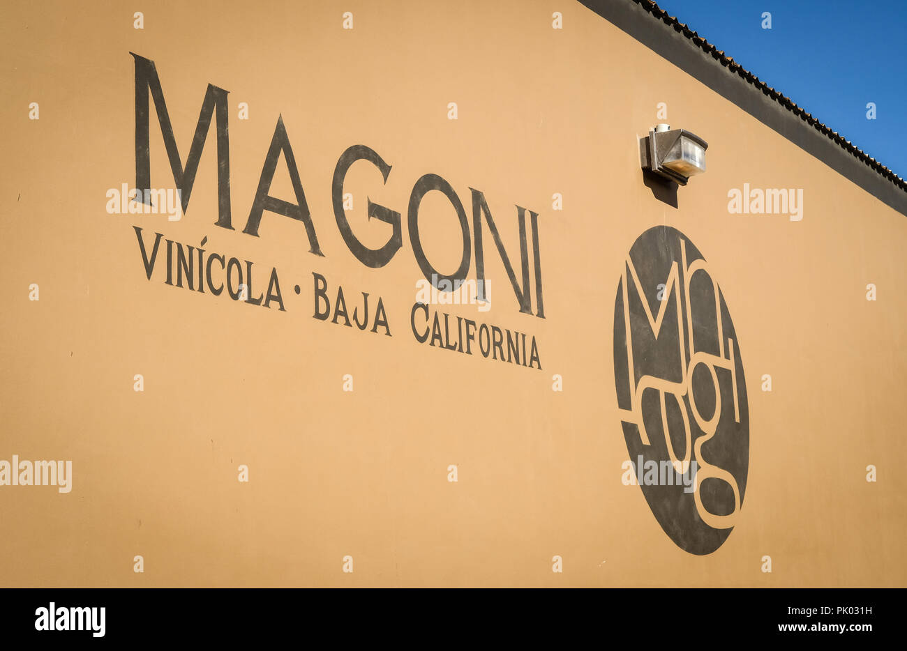 Casa Magoni in Valle de Guadalupe,Mexico Stock Photo - Alamy