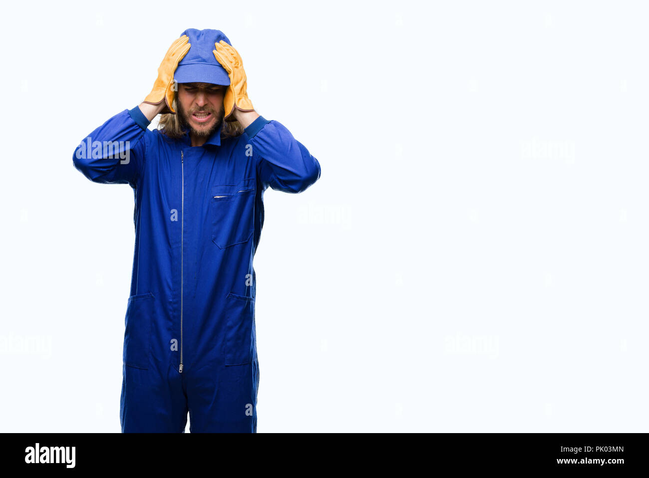 Workman tired Cut Out Stock Images & Pictures - Alamy