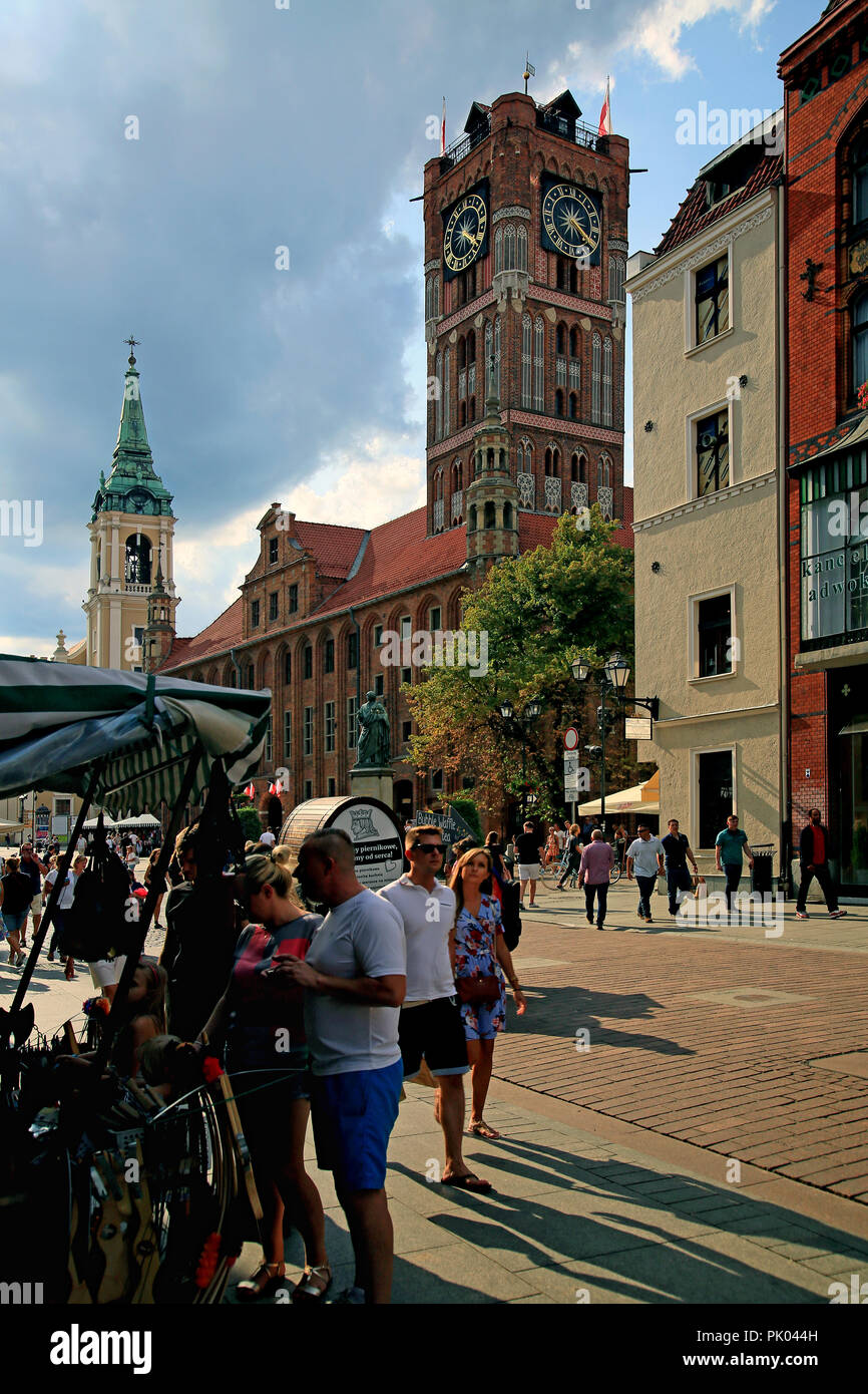 Old town Toruń (Thorn), Poland Stock Photo - Alamy