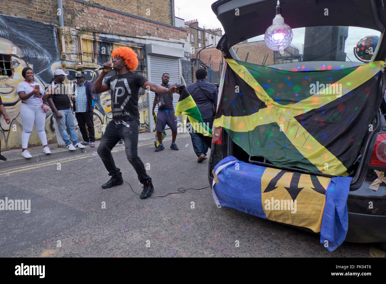 Revellers at Hackney Carnival in Dalston, Hackney,London,England,UK ...