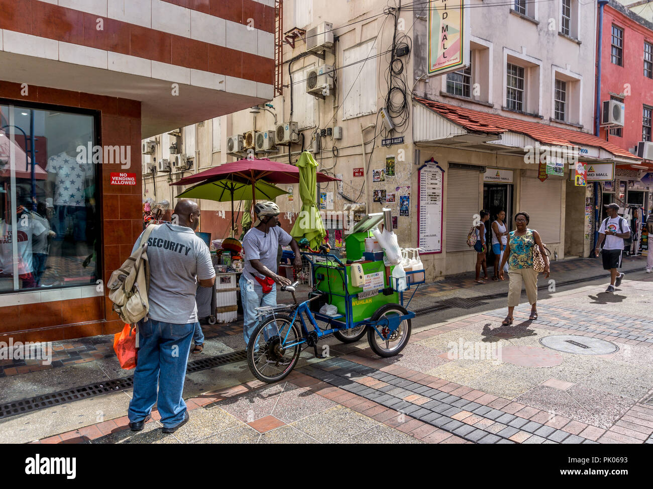 Old Town, Bridgtown, Barbados Stock Photo - Alamy