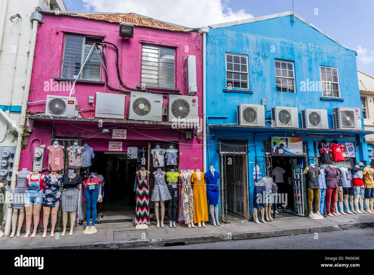 Old Town, Bridgtown, Barbados Stock Photo - Alamy