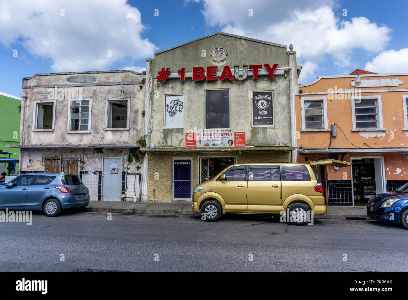 Old Town, Bridgtown, Barbados Stock Photo - Alamy