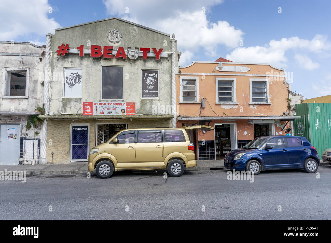 Old Town, Bridgtown, Barbados Stock Photo - Alamy