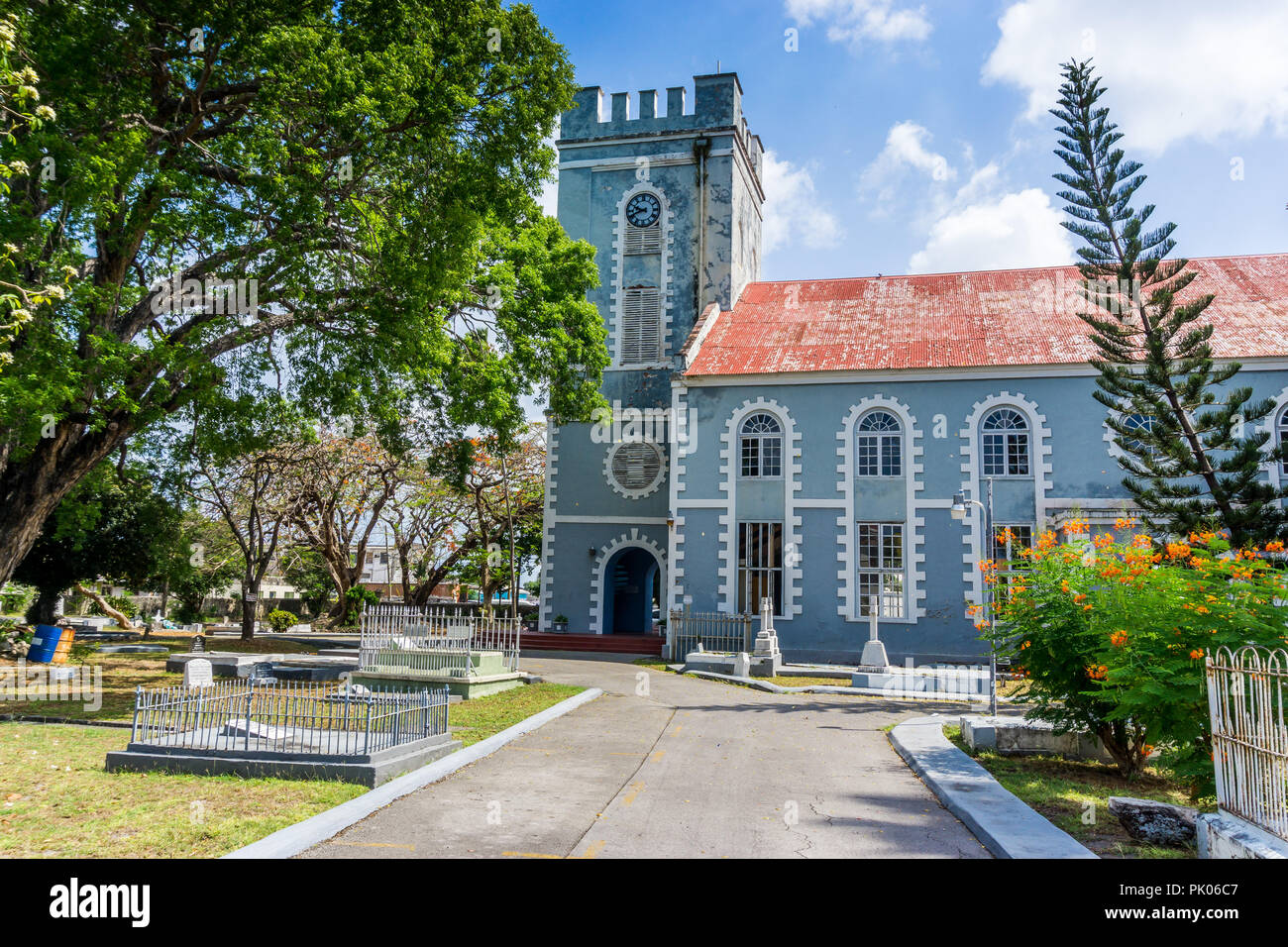 St Marys Church, suttle street, Old Town, Bridgtown, Barbados Stock ...