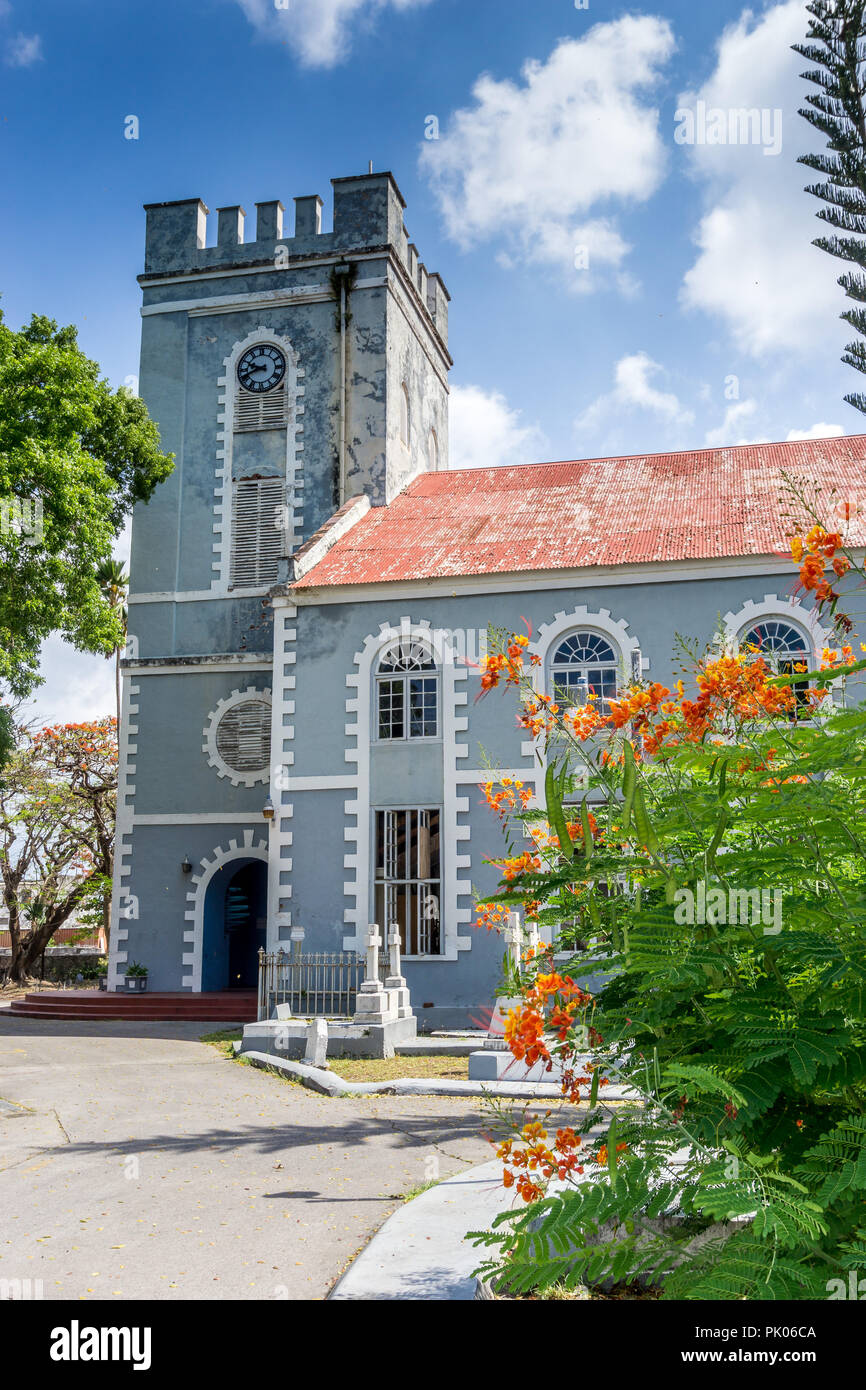 St Marys Church, suttle street, Old Town, Bridgtown, Barbados Stock ...
