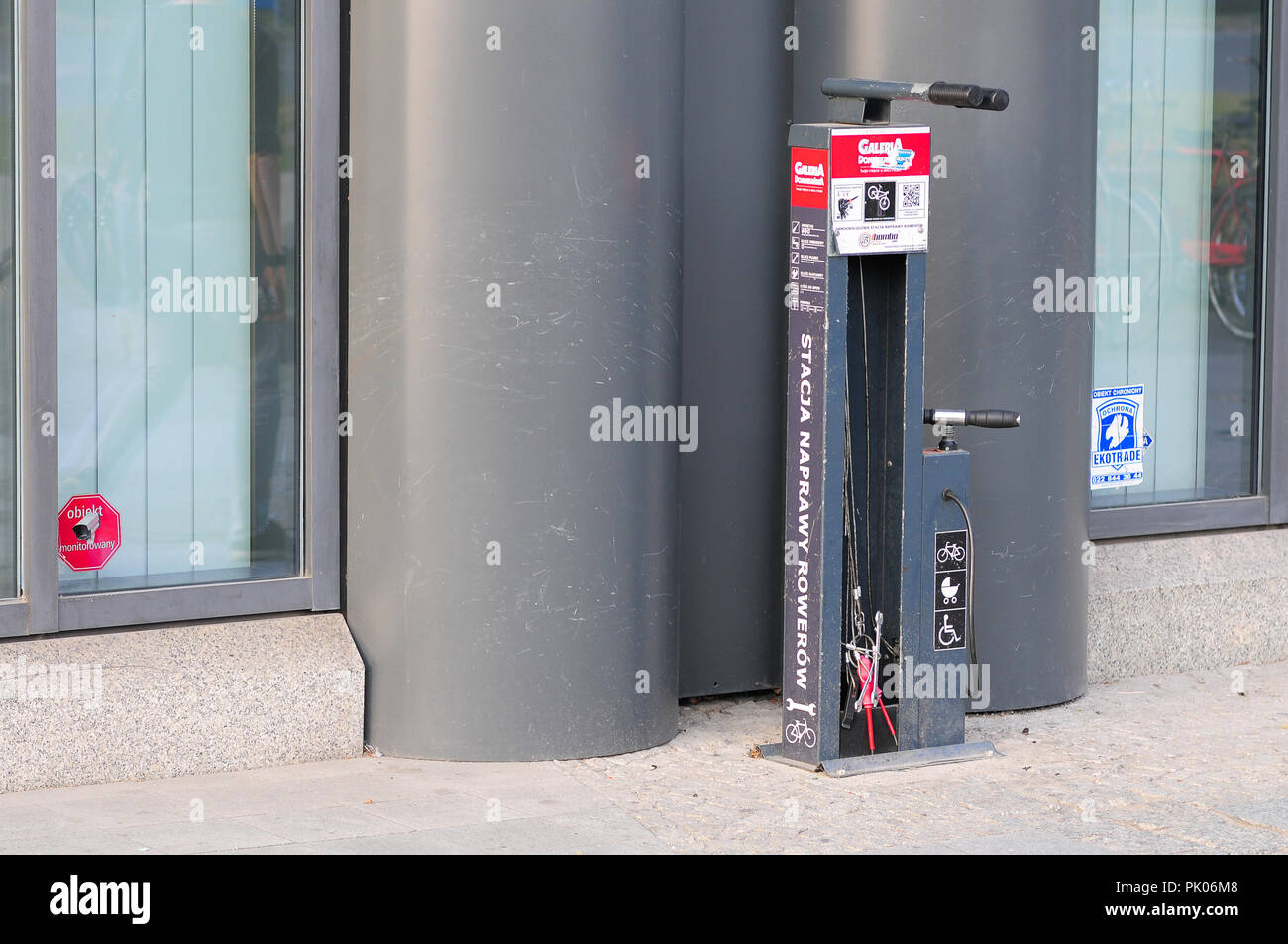 Bicycle repair station hi-res stock photography and images - Alamy