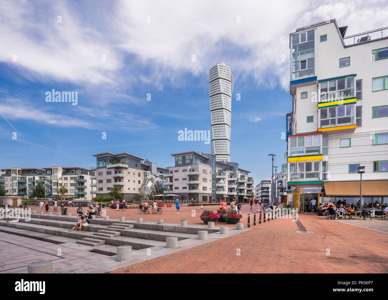 Västra Mamnen, Western Harbour residential redevelopment area of Malmö ...
