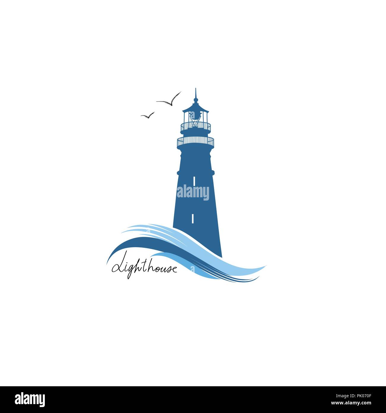 Lighthouse sky view Cut Out Stock Images & Pictures - Alamy