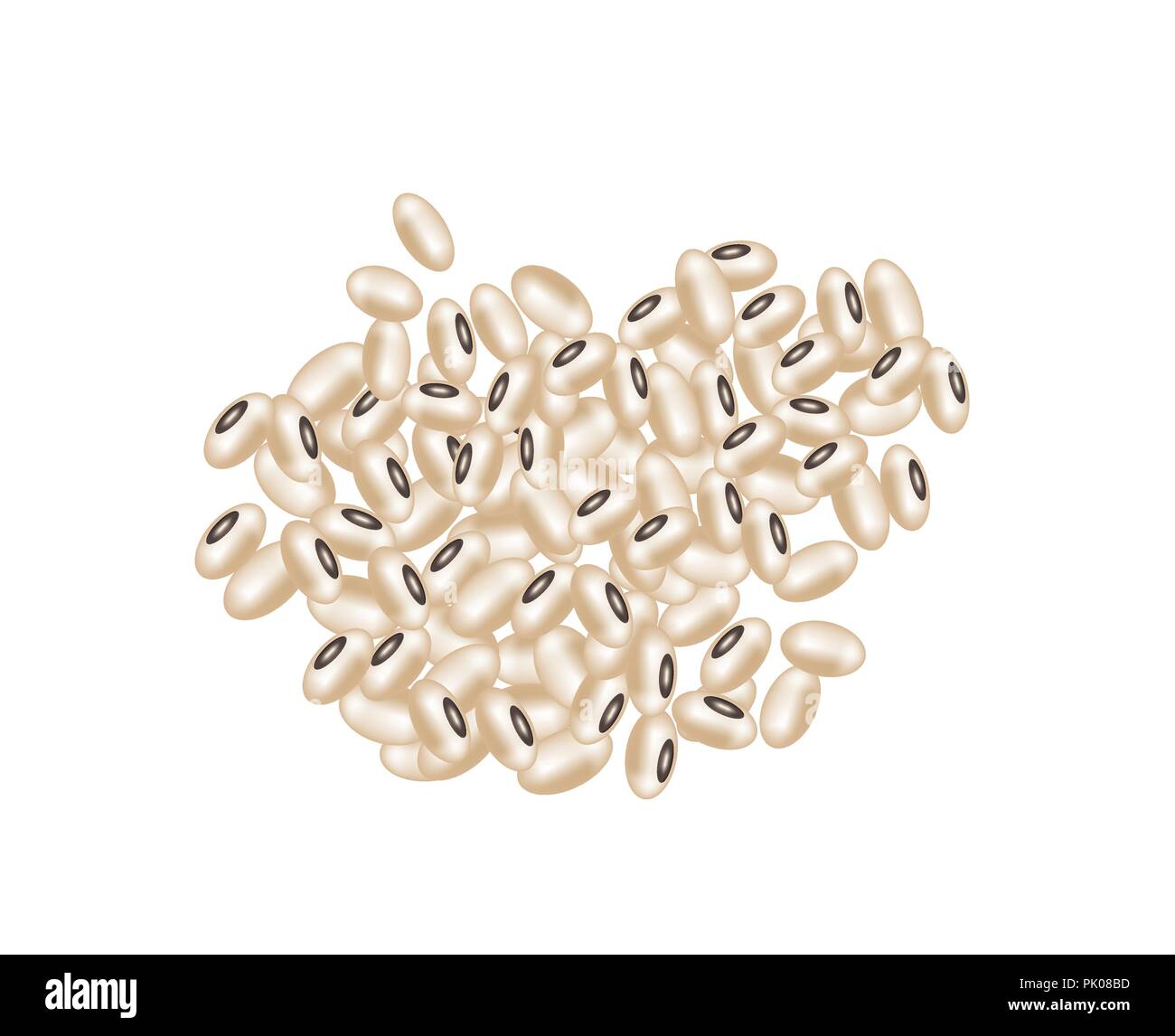 Soy plant isolated on Stock Vector Images - Alamy