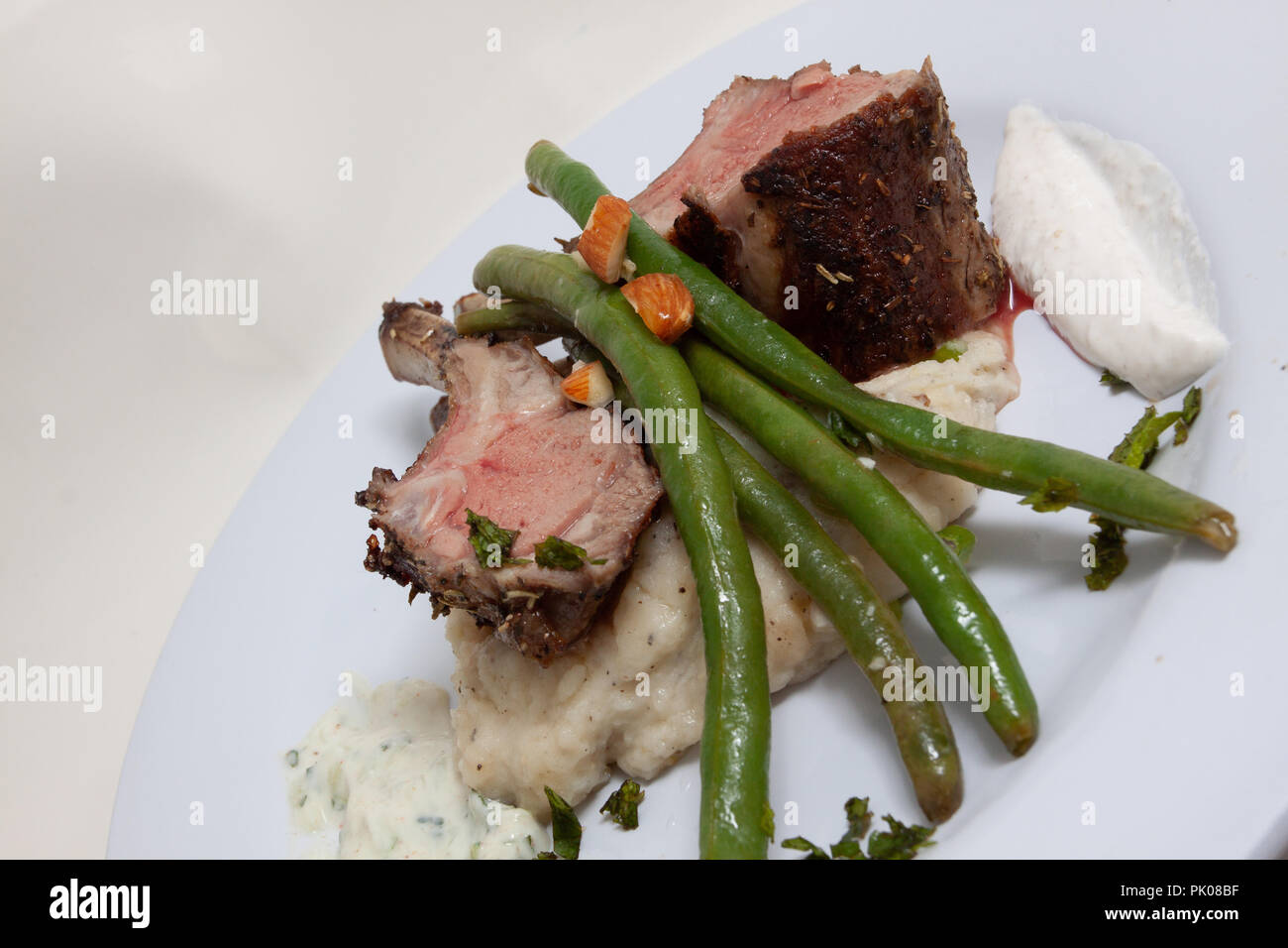Wedding Main Course Stock Photo - Alamy