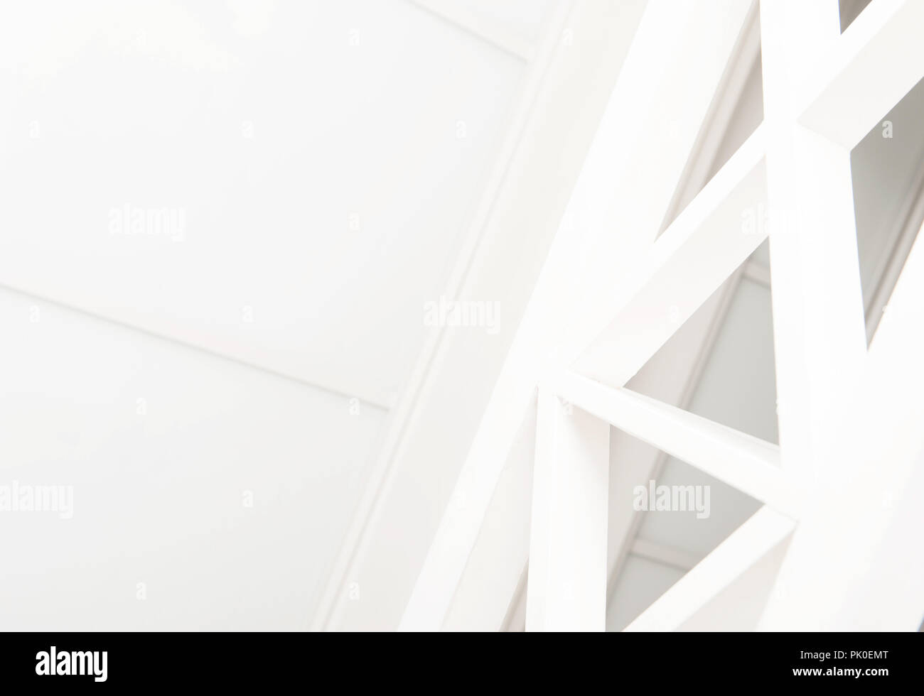 White abstract background with elements of interior Stock Photo - Alamy