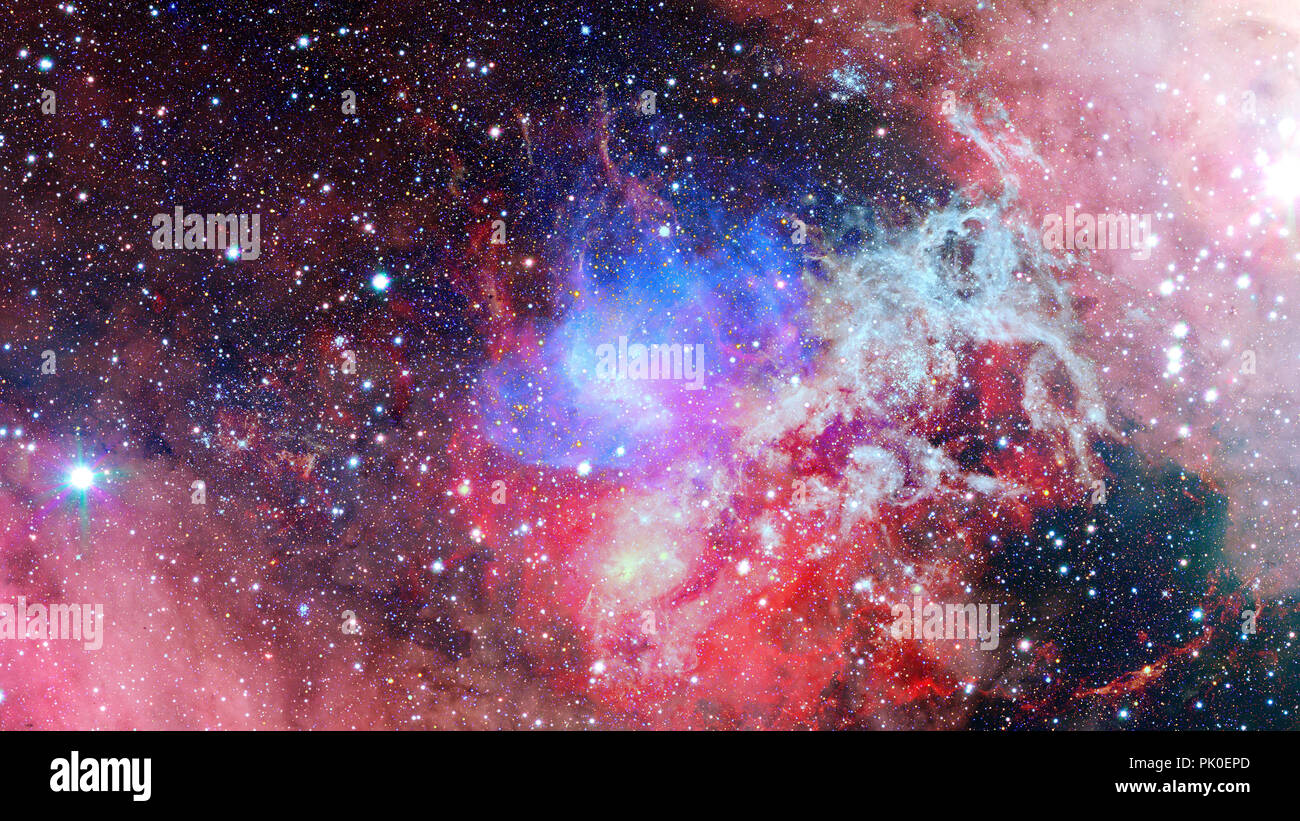 Beautiful nebula and Galaxy. Elements of this Image Furnished by NASA ...