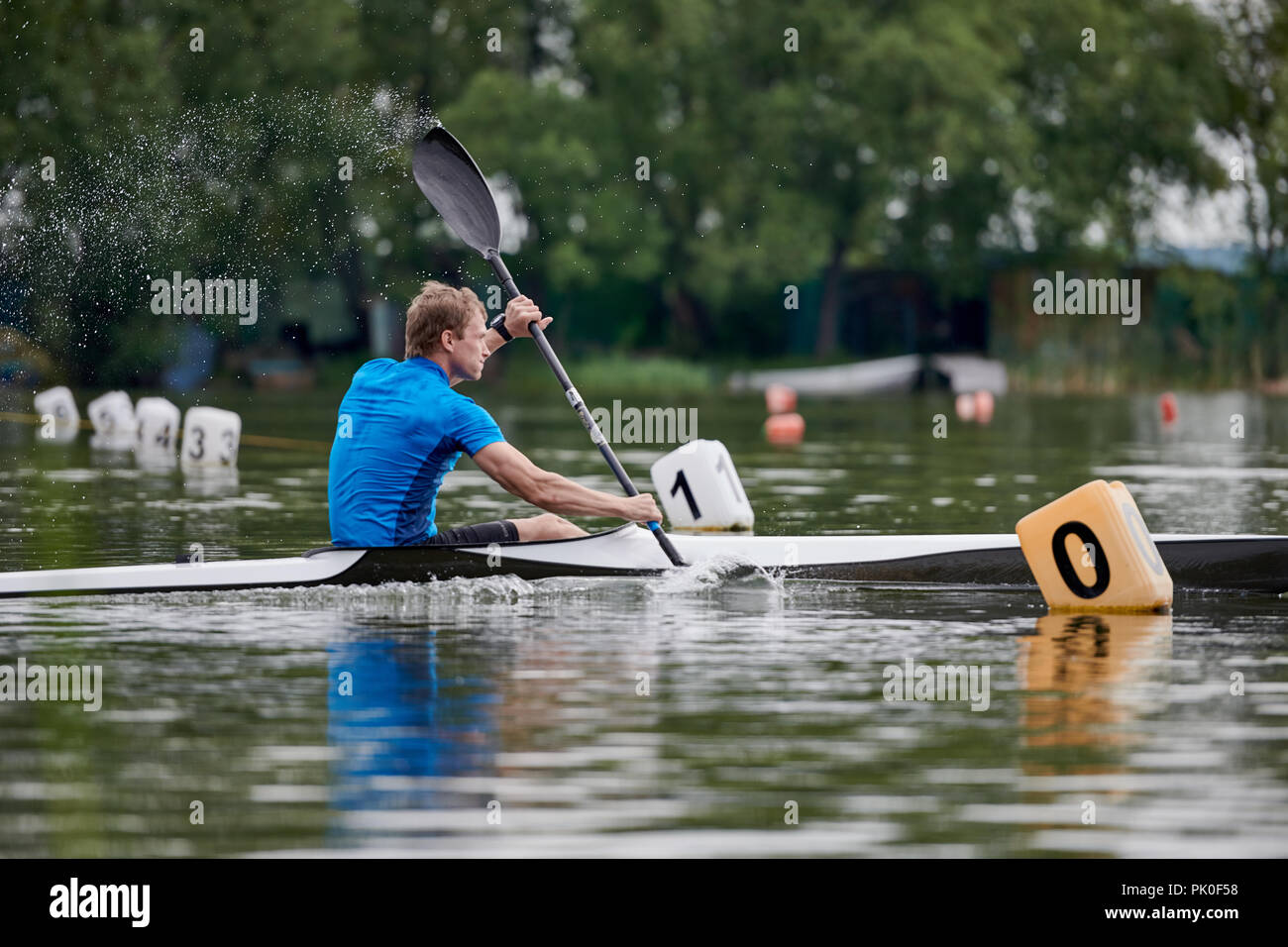 Kayak racing on river hi-res stock photography and images - Alamy