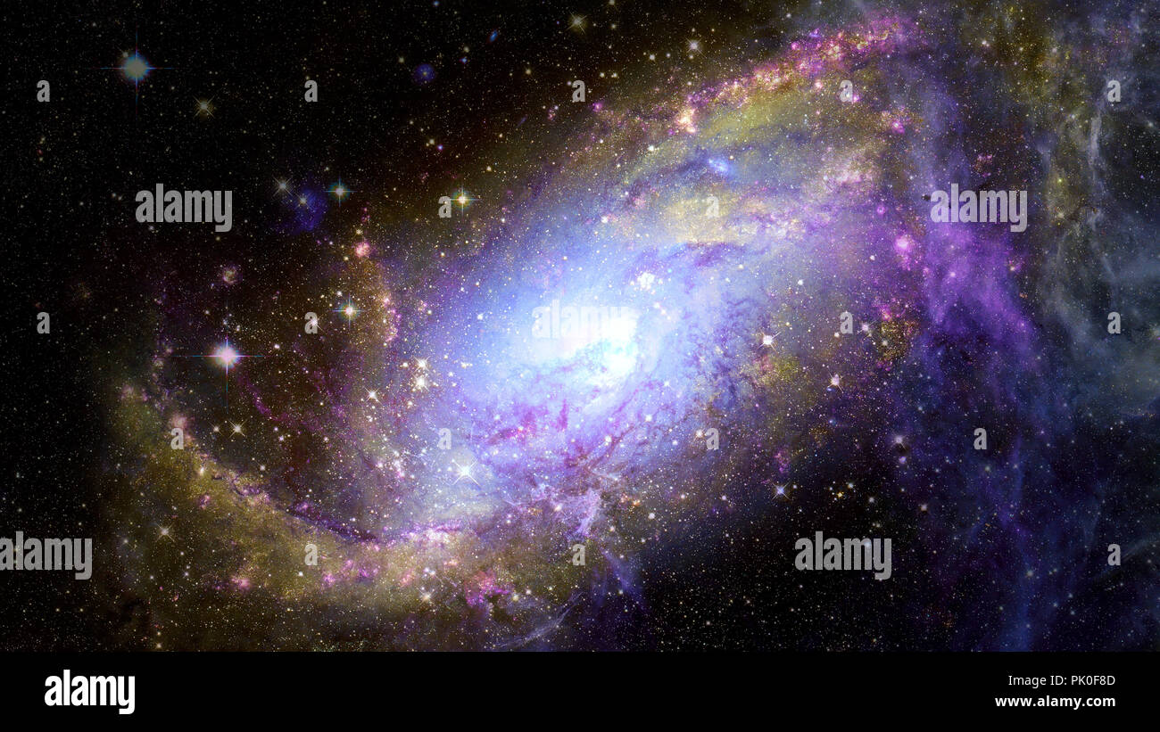 Starfield stardust and nebula space. Galaxy creative background ...