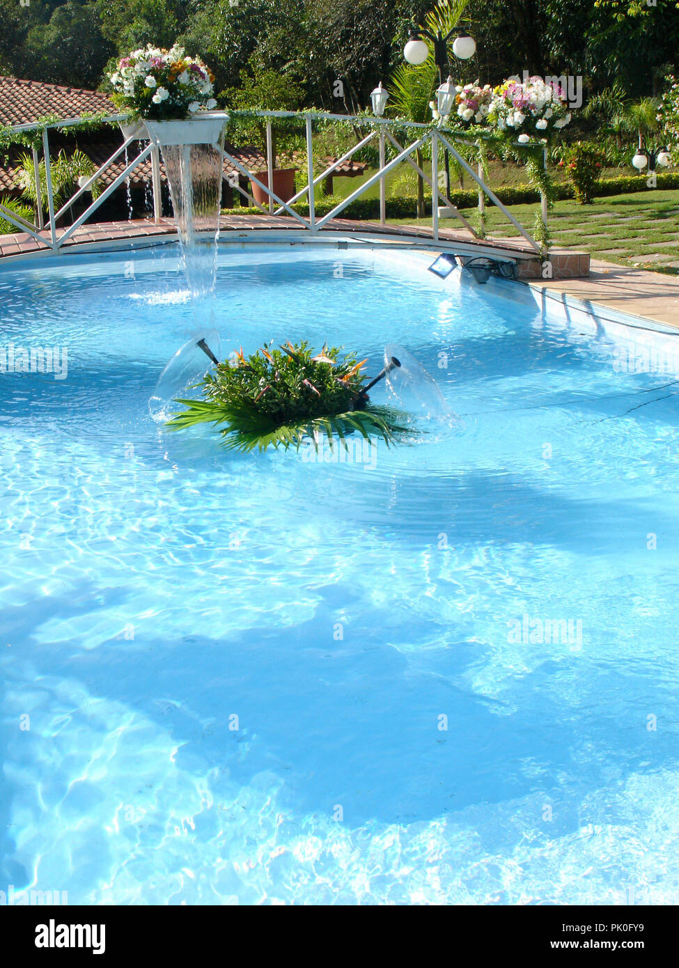 Swimming pool, Cascade, São Paulo, Brazil Stock Photo - Alamy