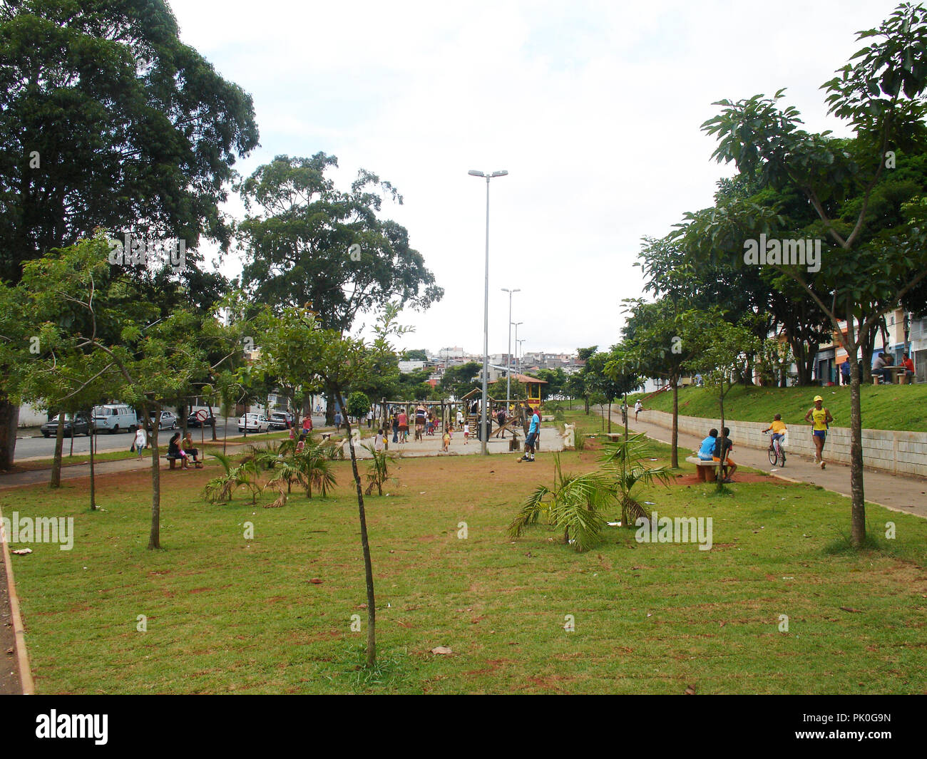 Square, América Park, São Paulo, Brazil Stock Photo - Alamy