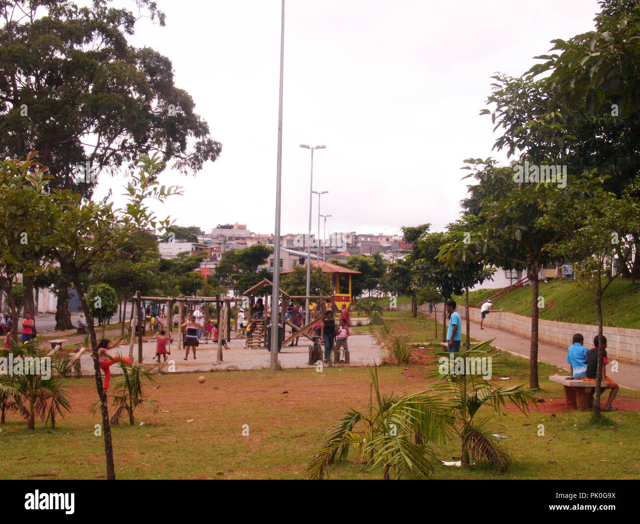 Square, América Park, São Paulo, Brazil Stock Photo - Alamy