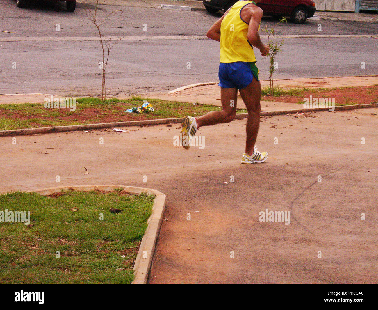 Man Running, América Park, São Paulo, Brazil Stock Photo - Alamy