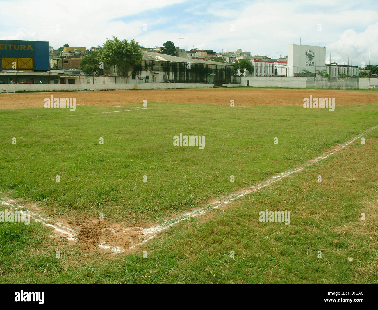 Field of Soccer, América Park, São Paulo, Brazil Stock Photo - Alamy