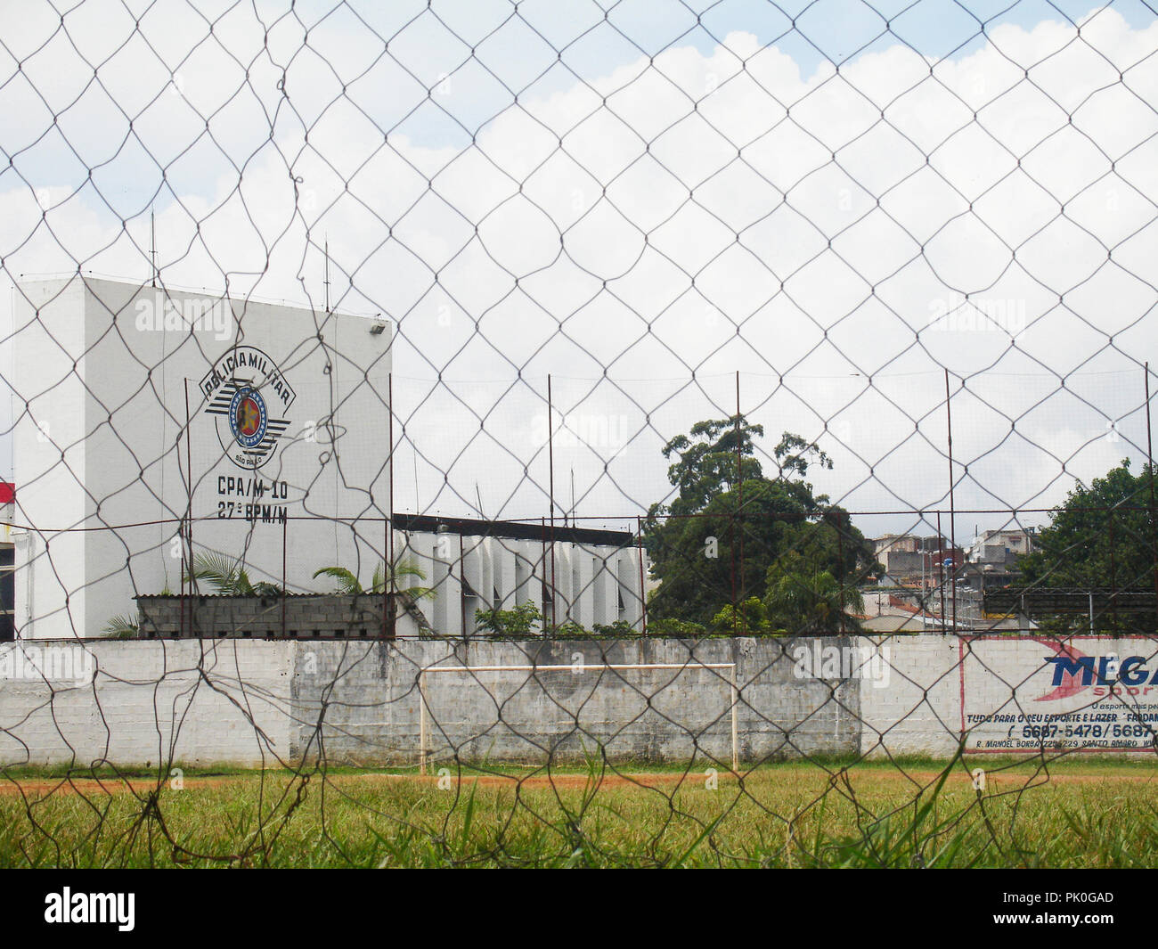 Police station of Police, Field of Soccer, América Park, São Paulo ...