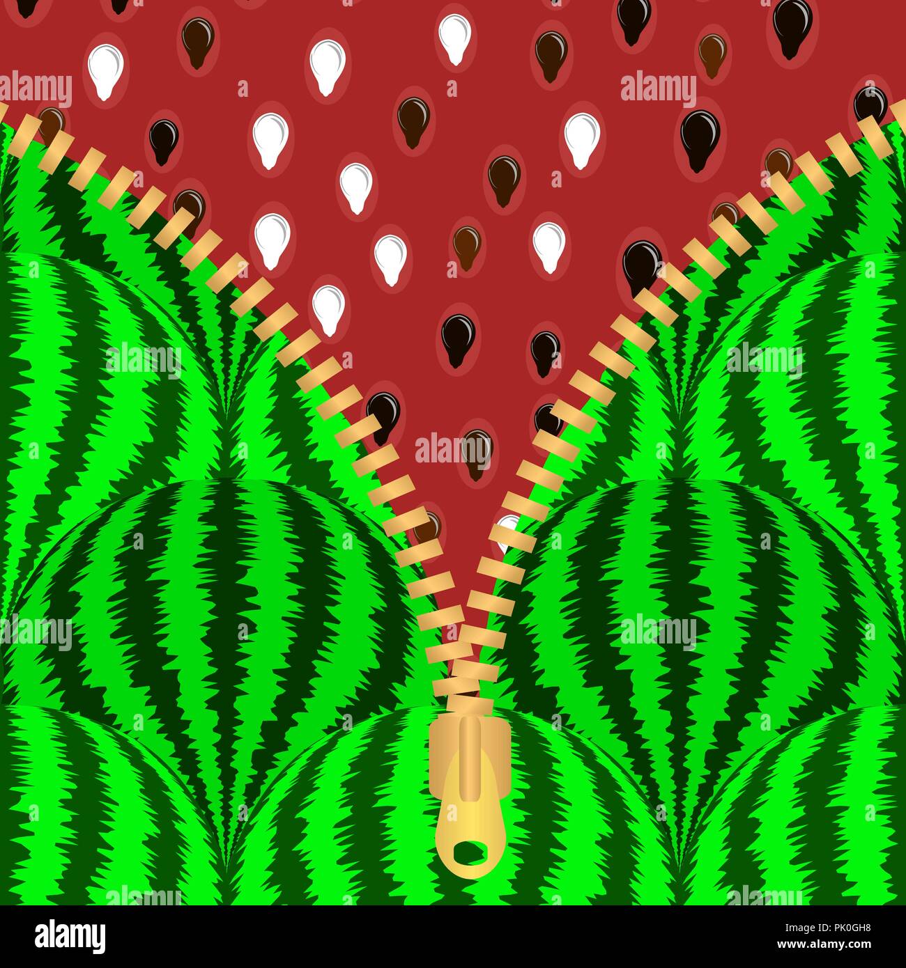 Watermelon pattern Stock Vector Images - Alamy