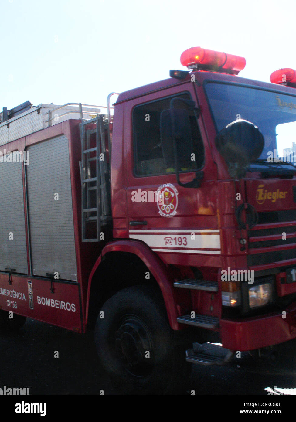 Fire truck rear driver hi-res stock photography and images - Alamy