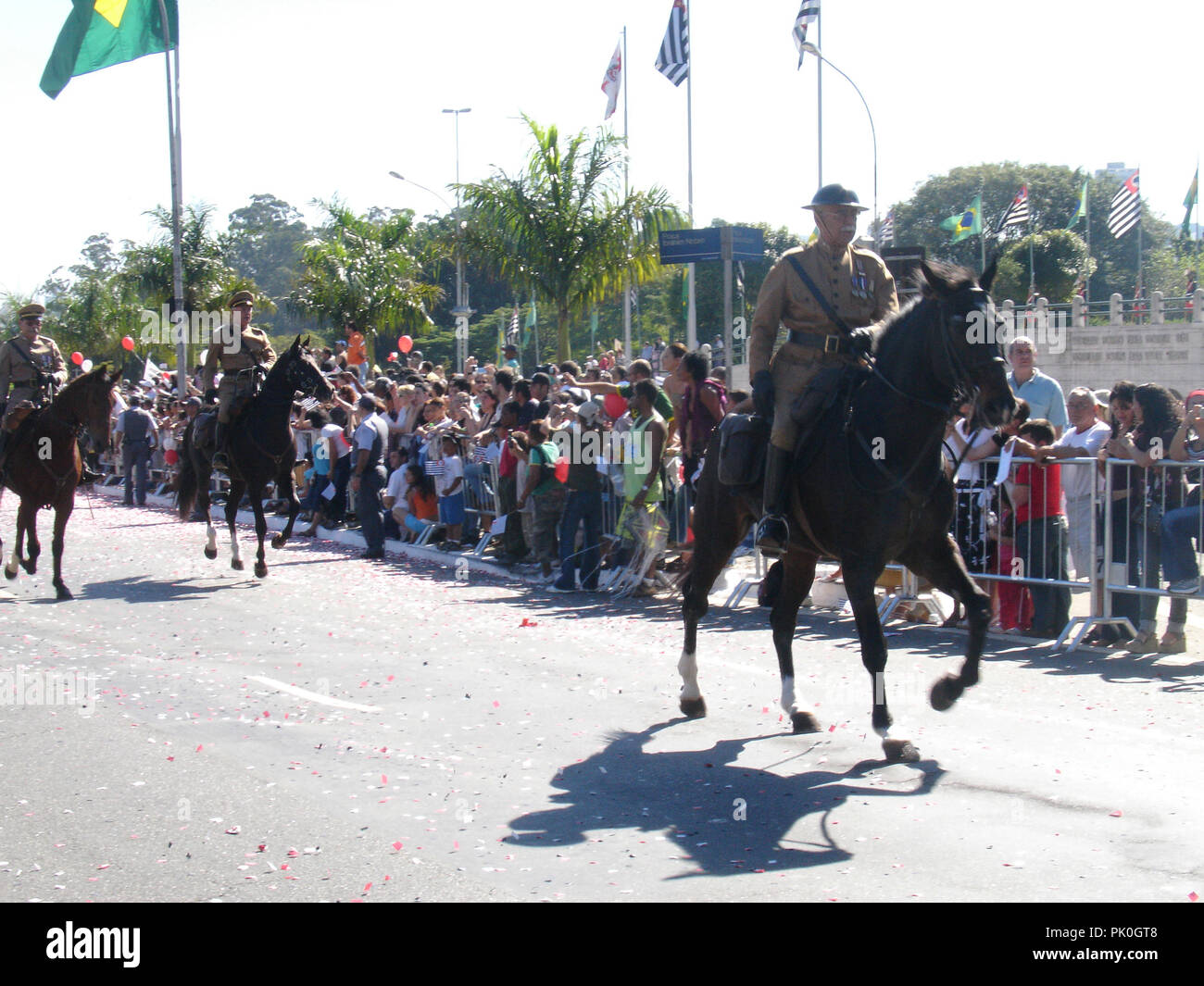 9 de Julho Parade, Revolution Constitucionalista, Ibirapuera Park, São ...
