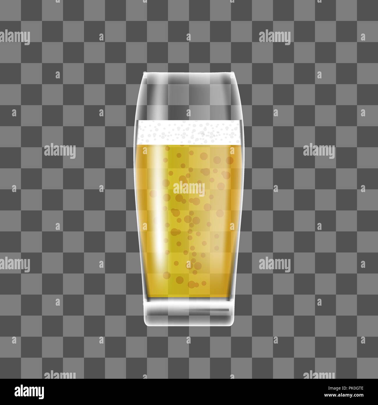 Transparent Beer Glass Stock Vector Image & Art - Alamy