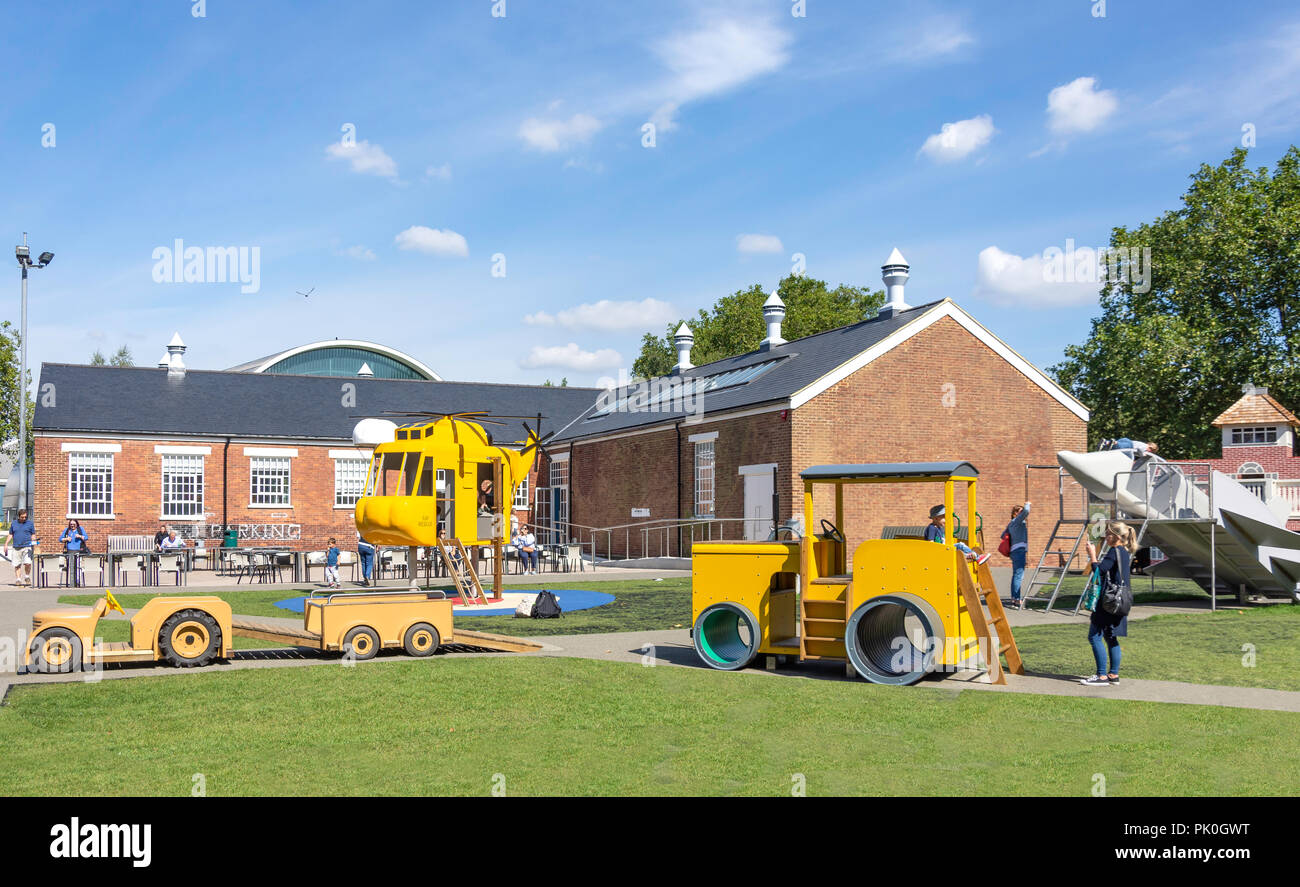 Kids entertainment play area childrens playground at royal air hi-res ...