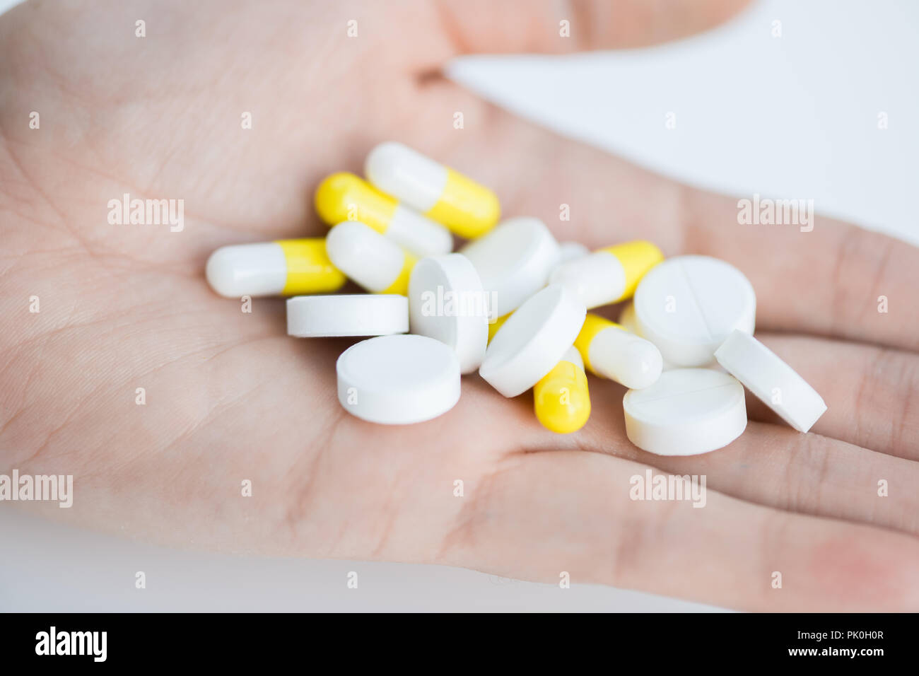 Handful close hi-res stock photography and images - Alamy