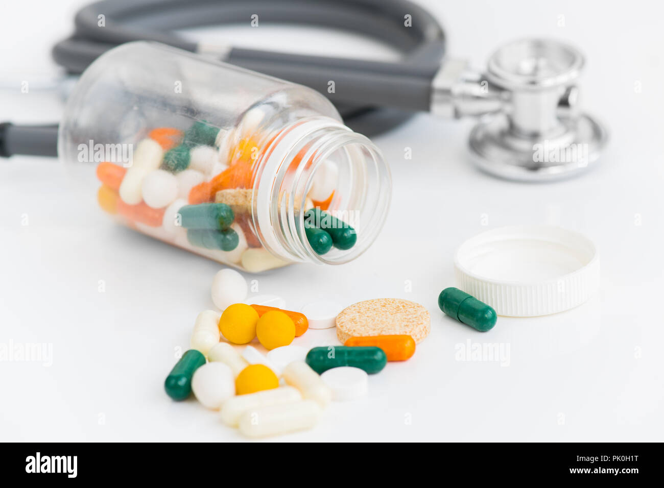 Vitamins and Pills Stock Photo - Alamy