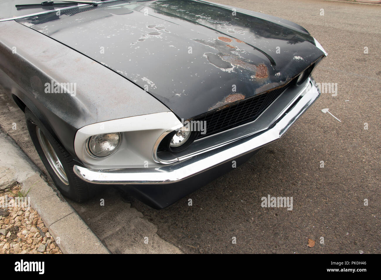 Vintage muscle cars side view hi-res stock photography and images - Alamy